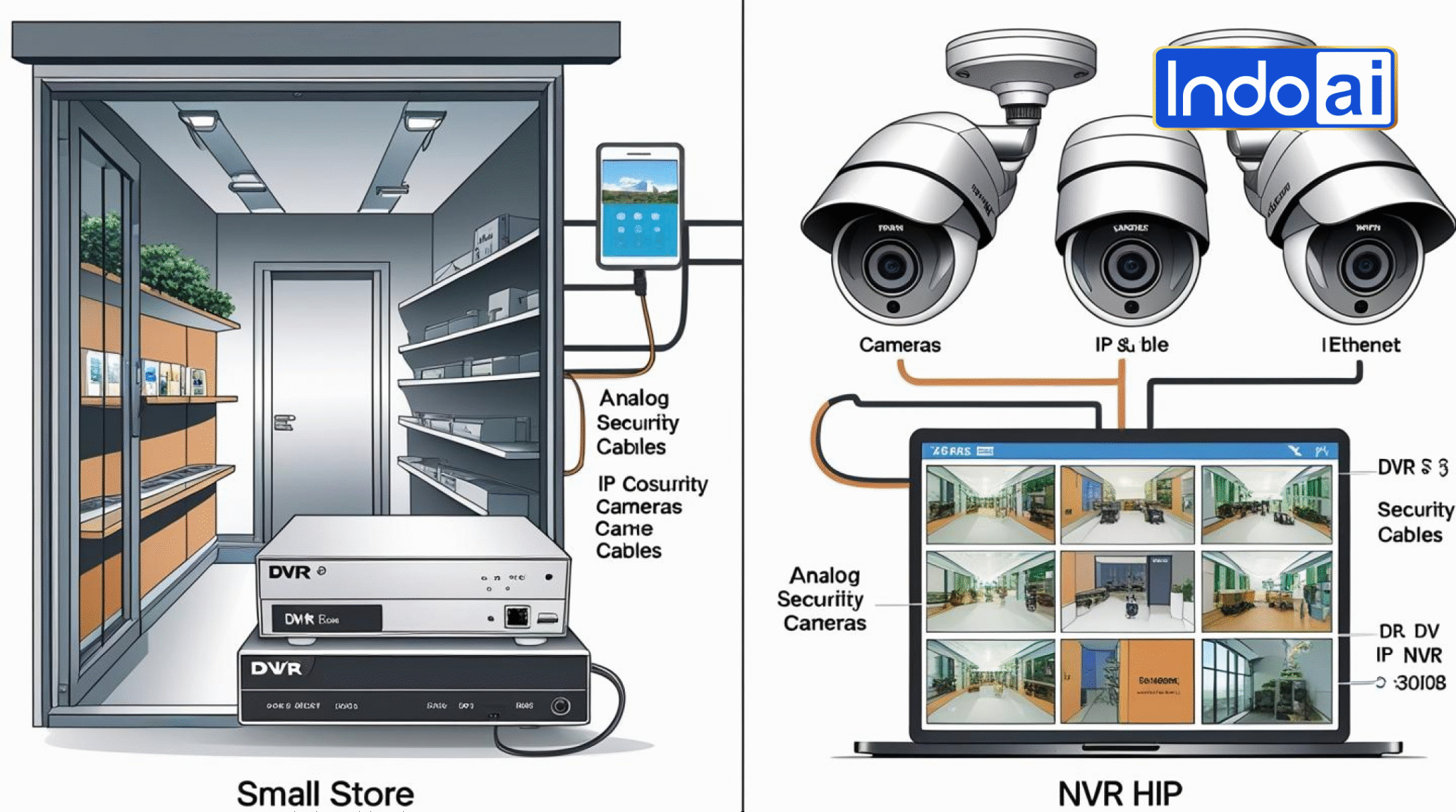 DVR (Digital Video Recorder) vs NVR (Network Video Recorder)